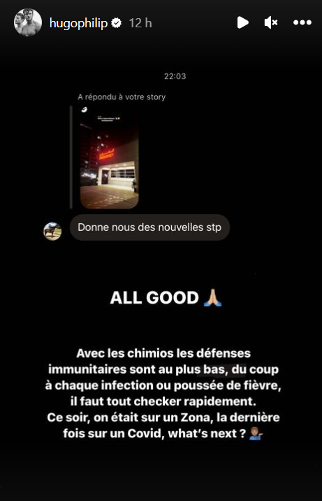 Hugo Philip donne des nouvelles de Caroline Receveur : "les défenses ...